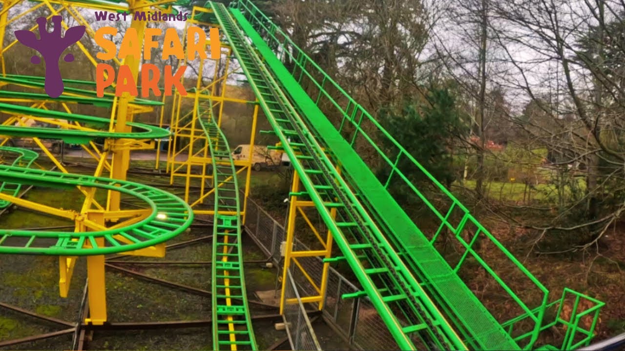 Monkey mayhem on ride POV West Midlands Safari Park - YouTube