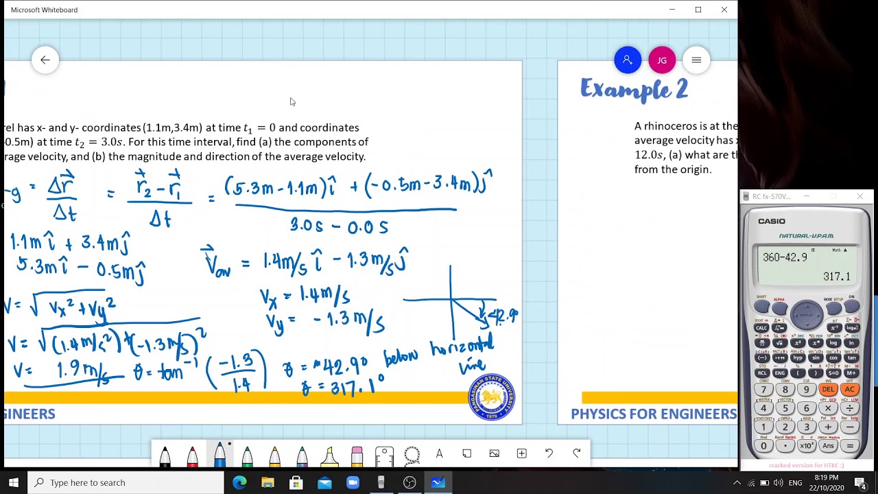 MORE EXAMPLES 2D AND 3D MOTION - YouTube