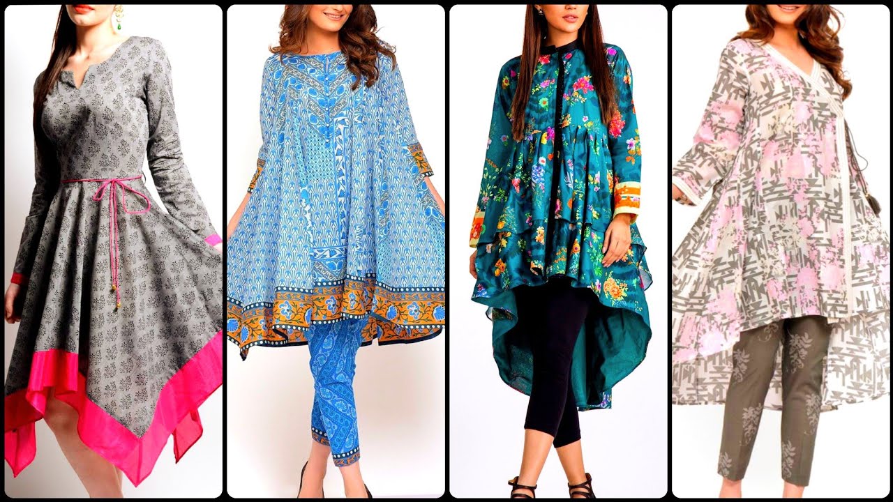 Most beautiful kurtis design - YouTube