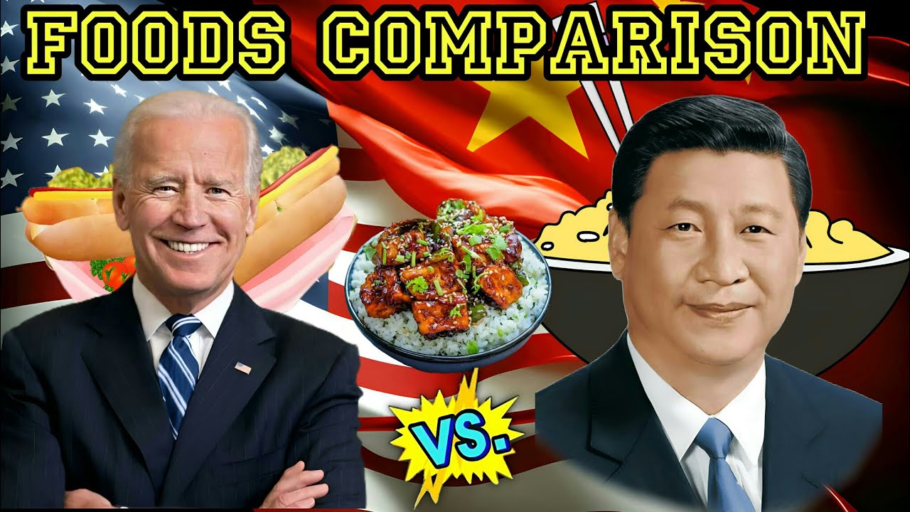 USA vs China Foods Comparison || USA vs China_ A Culinary Showdown ...