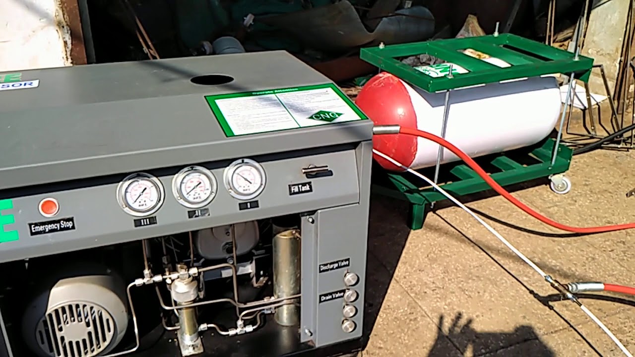 Bio Gas CBG filling Unit - YouTube