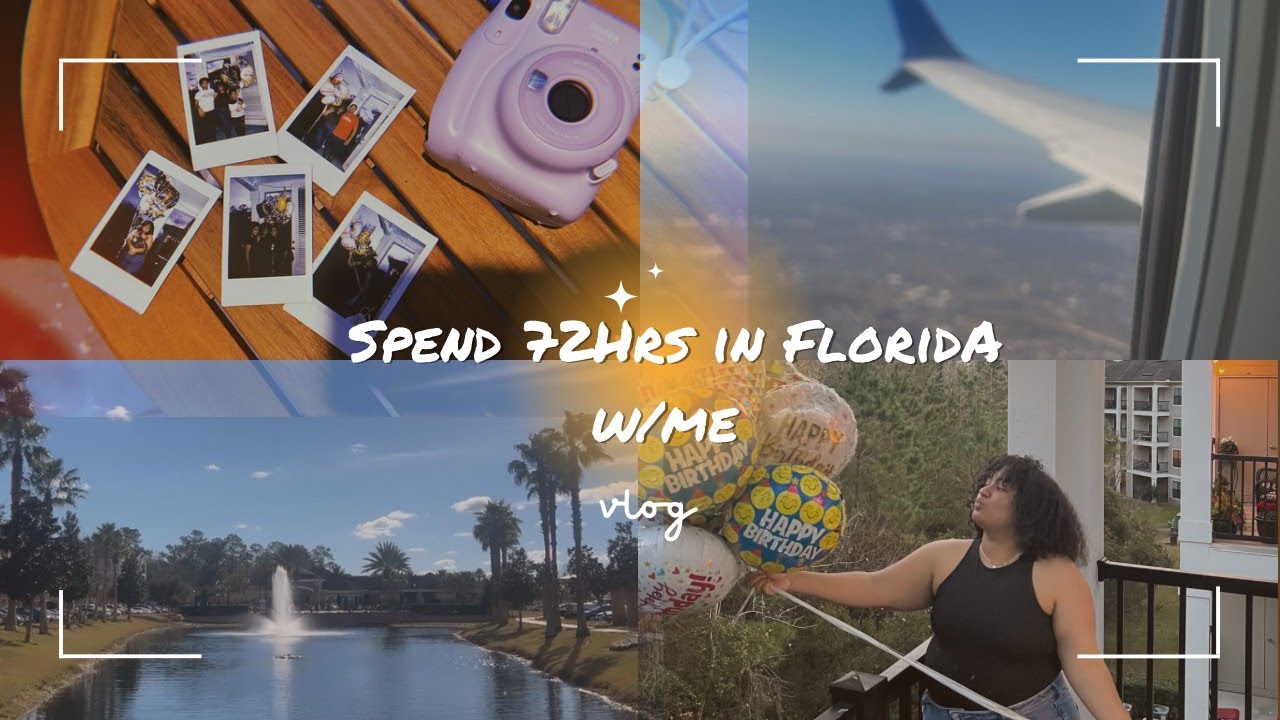 Spend 72 hrs with me | Florida Birthday Surprise - YouTube
