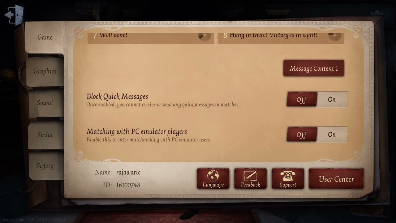How To Change Quick Message in Identity V Latest 2022 - YouTube
