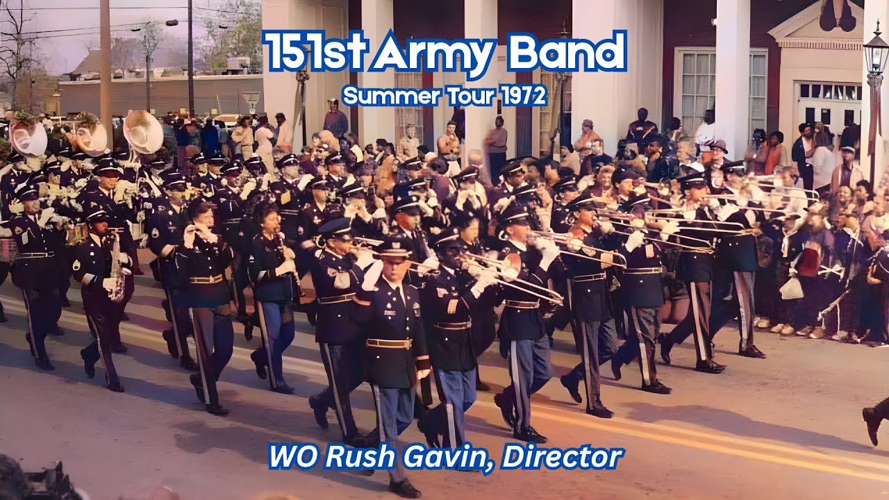 151st Army Band "Live" 1972 - YouTube