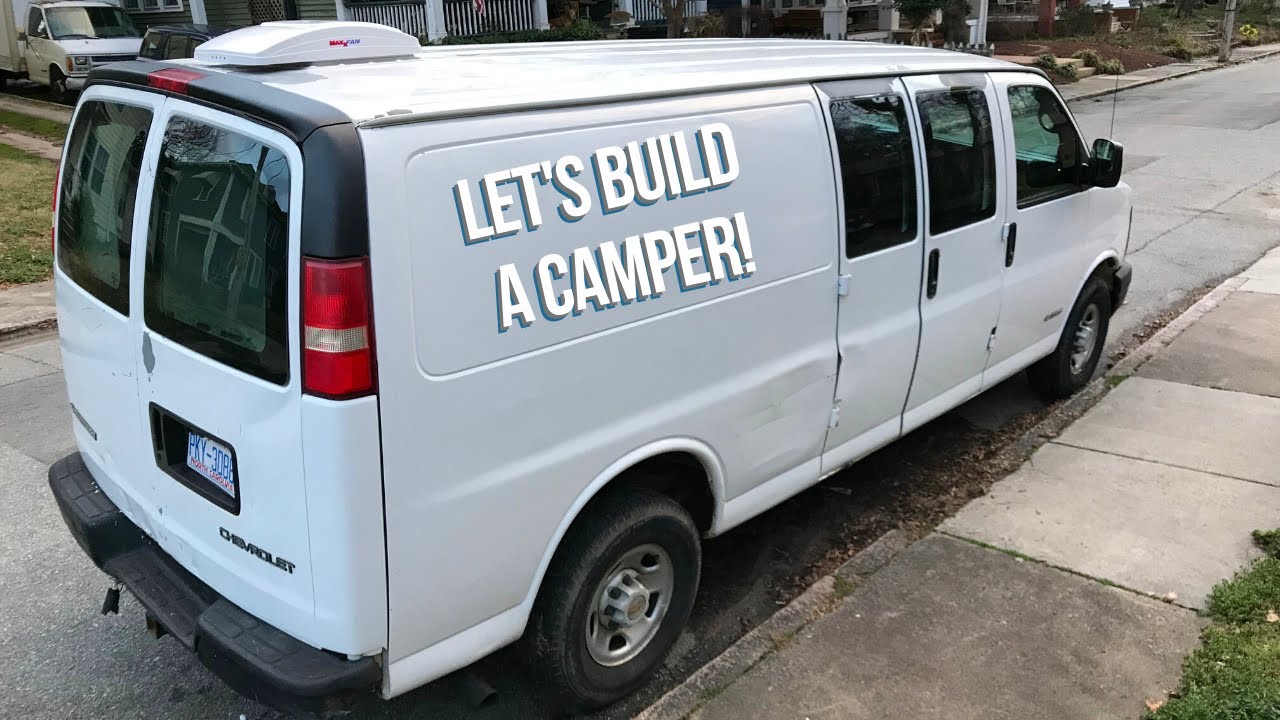 Chevrolet Express Camper Van - Introduction and Ceiling Build - YouTube