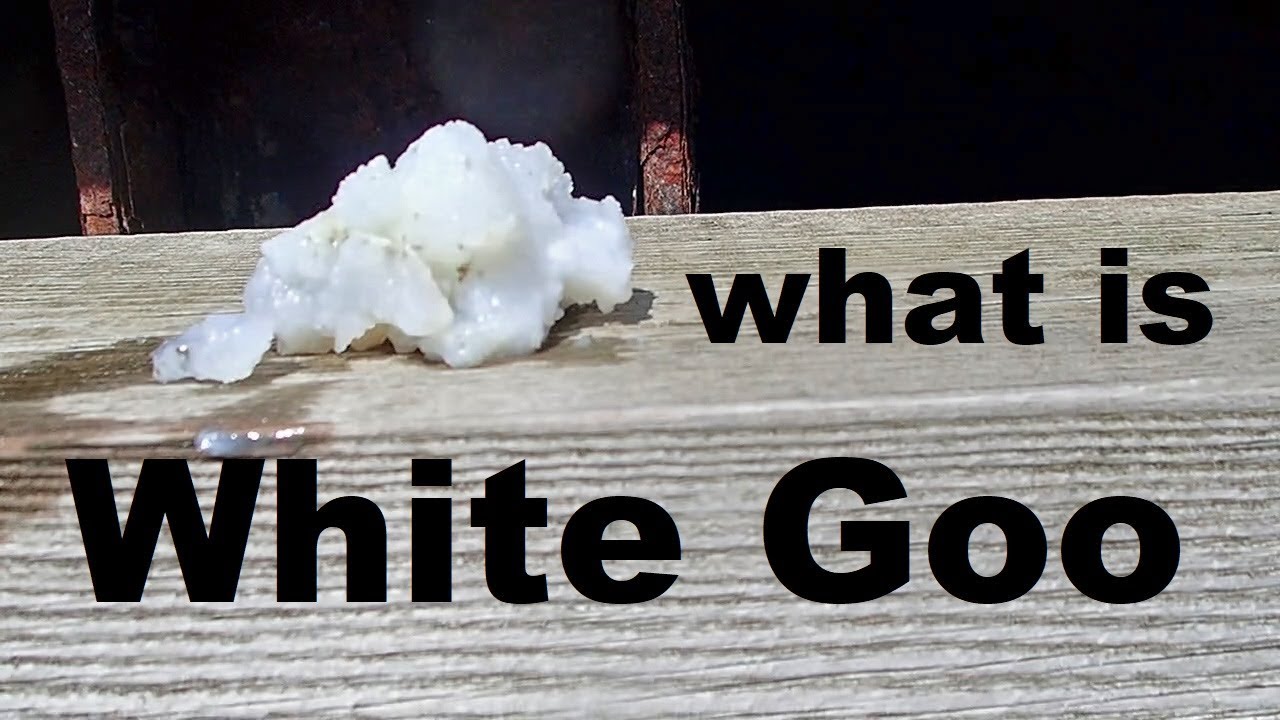 What is this white goo ? - YouTube