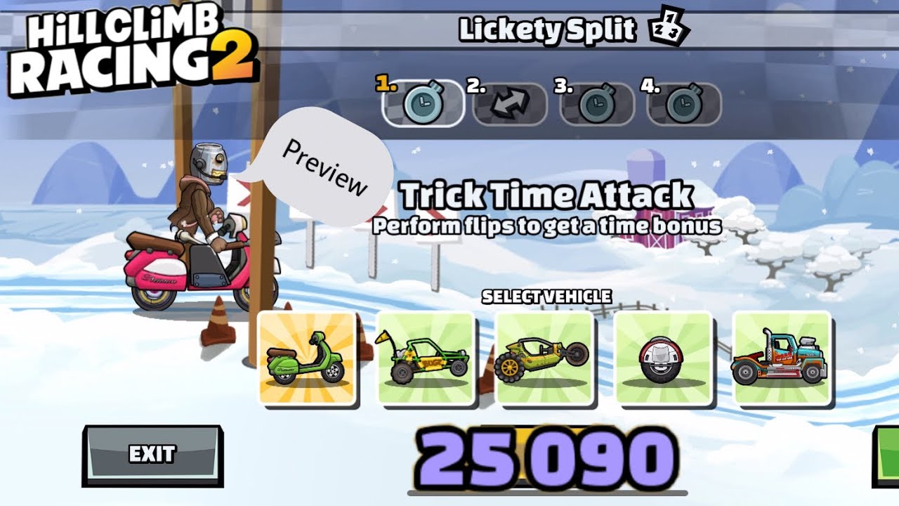 Hill Climb Racing 2 NEW Team Event Lickety Split Preview. No Max Parts ...