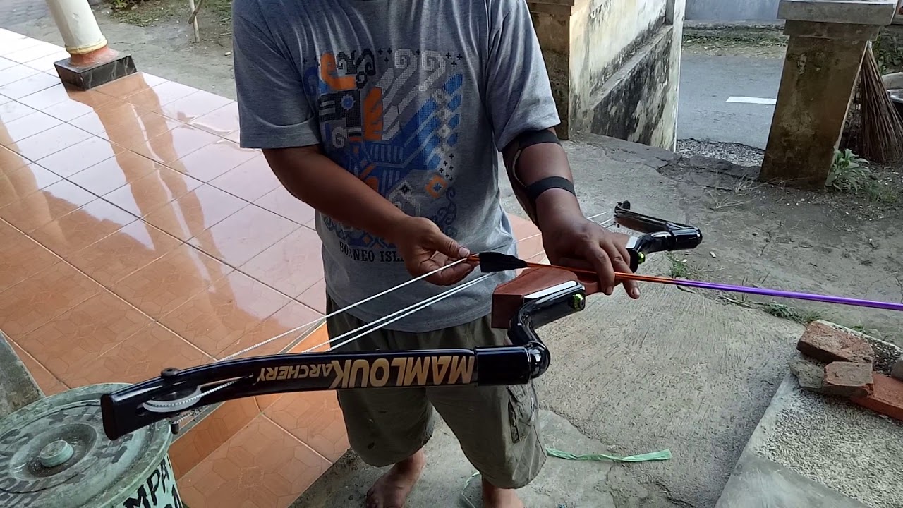 Compound bow PVC - YouTube