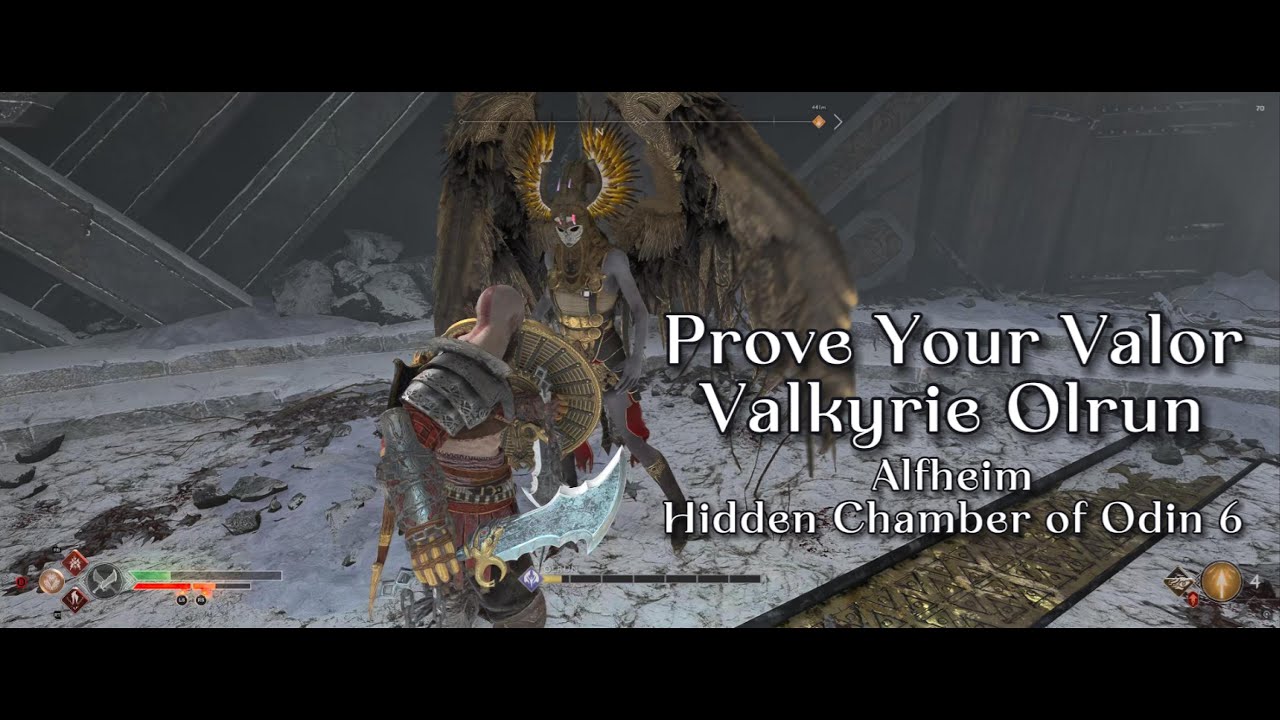 God of War - Prove Your Valor Valkyrie Olrun - Hidden Chamber of Odin 6 ...