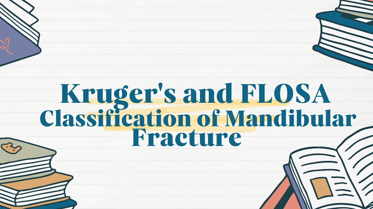 KRUGER'S AND FLOSA CLASSIFICATION OF MANDIBULAR FRACTURE # ...