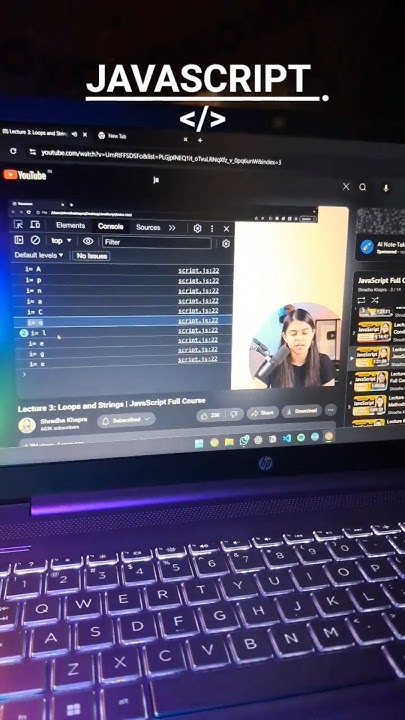 JavaScript learning 🧠🥇 #coding #programming #learning #study #short #apnacollege #motivation # ...