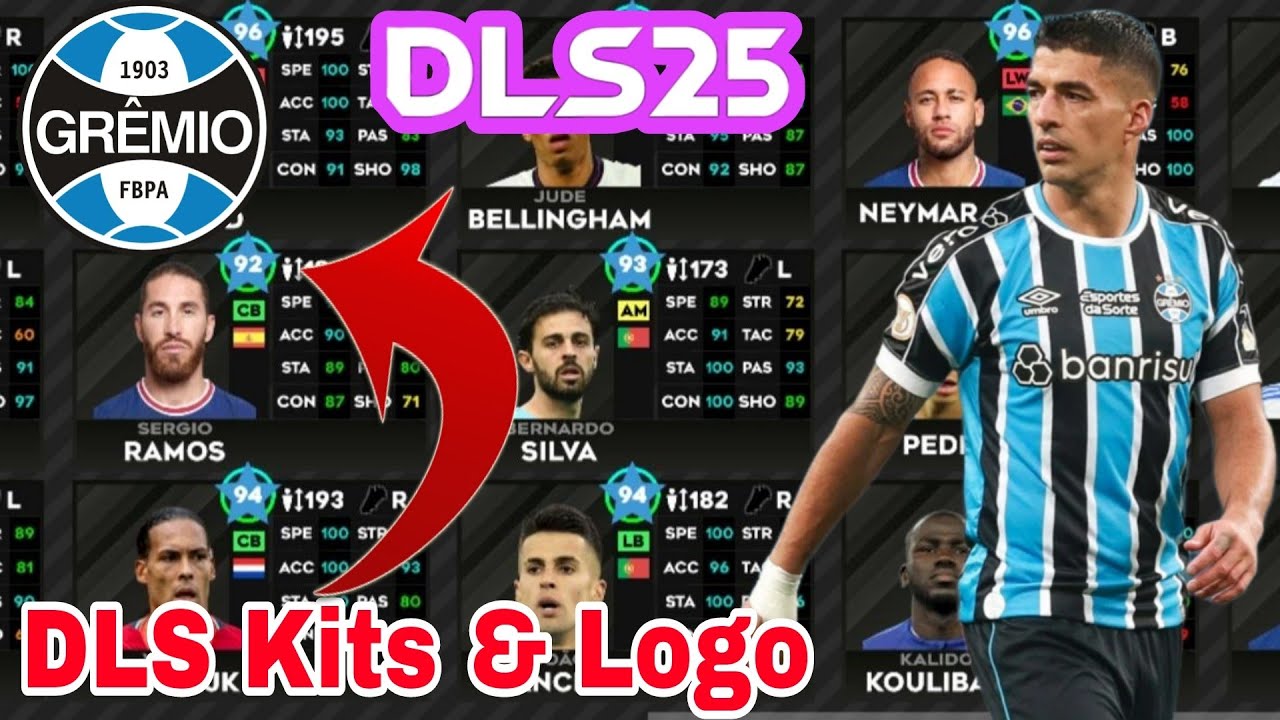 How To Import Gremio Logo And Kits In Dream League Soccer 2025 - YouTube