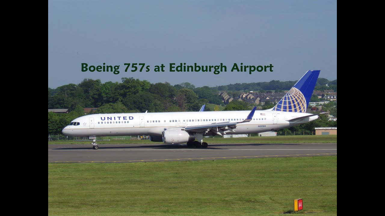 Thomson, Jet2 & More 757s at Edinburgh Airport - YouTube