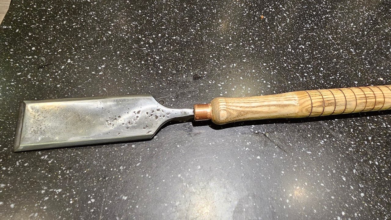 Making a framing chisel from a scrap piece of metal. - YouTube