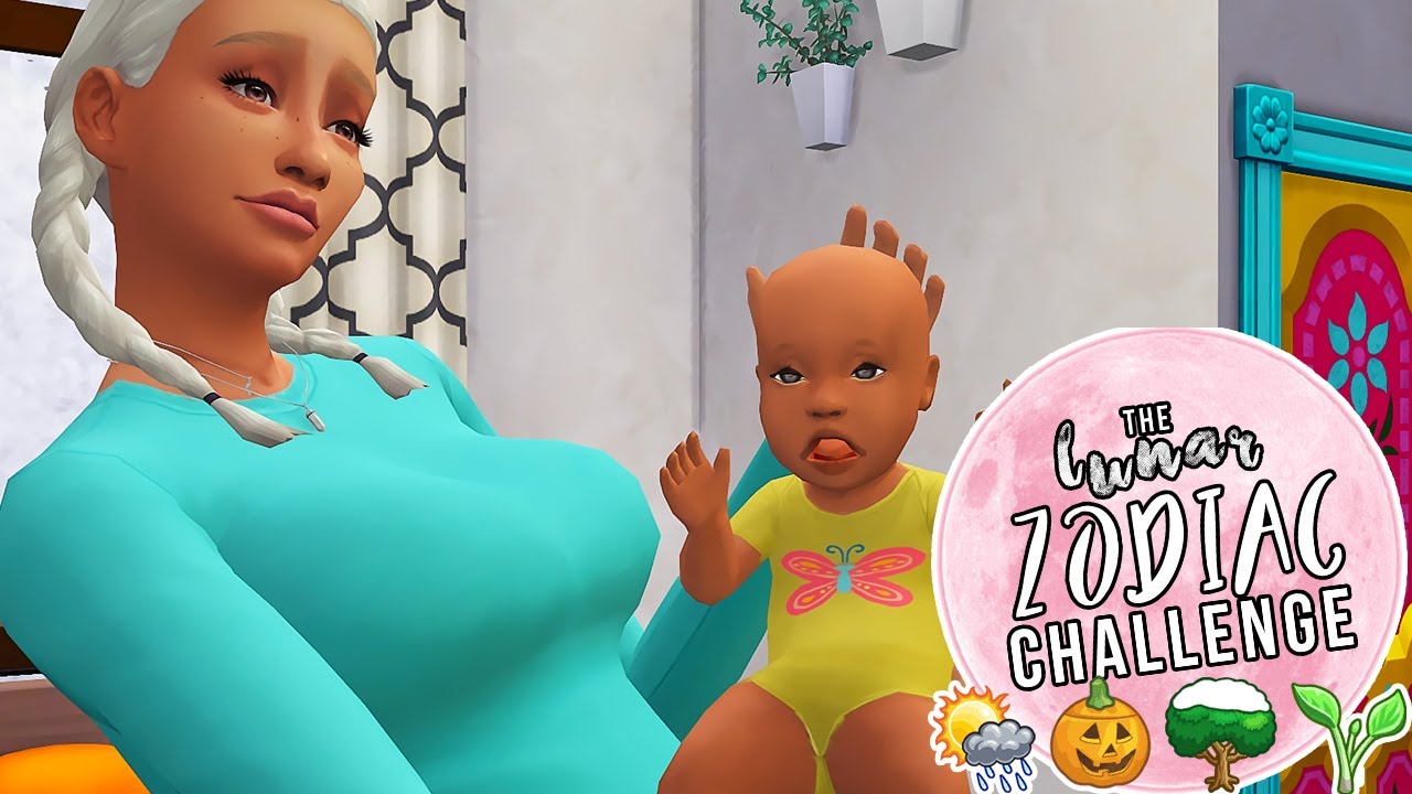 NARROWLY AVOIDING CPS 😬👶🏽 | THE LUNAR ZODIAC CHALLENGE 61 / The Sims 4 ...