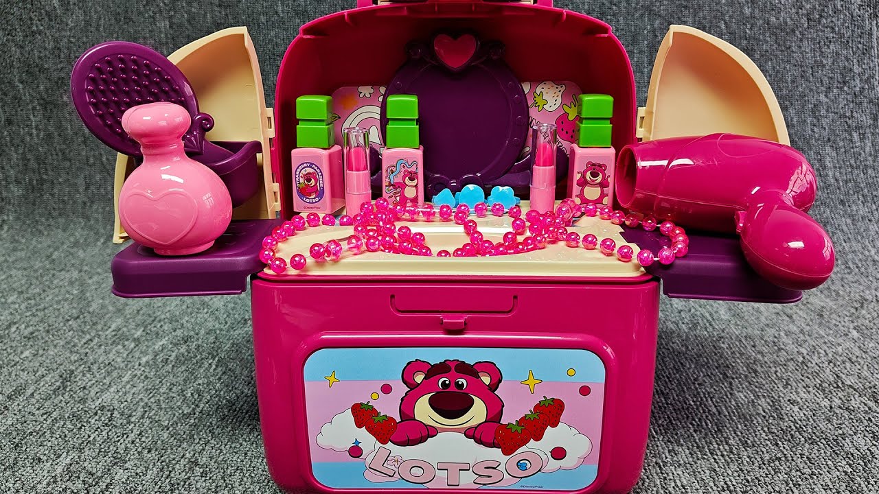 4 Minutes Satisfying with Unboxing Cute Disney Toy Lotso Makeup Toy ...