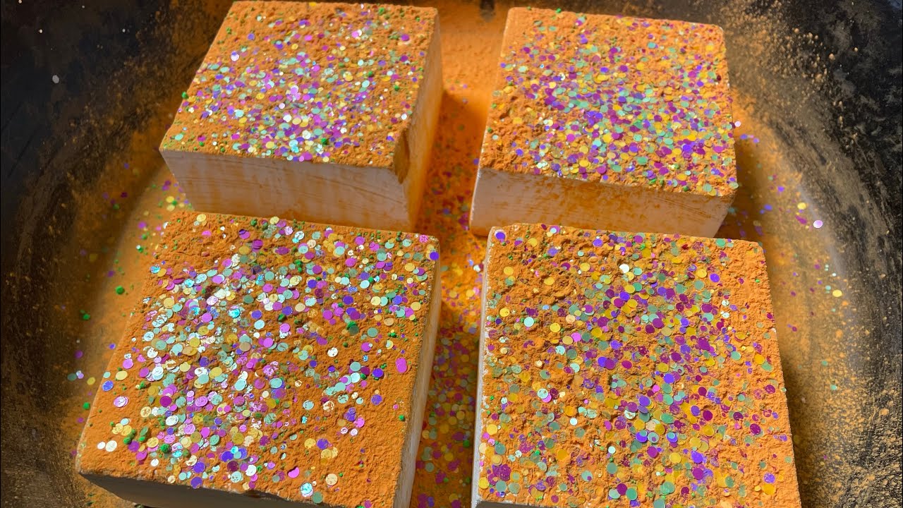 Orange Powder on Fresh Spri Gym Chalk - YouTube