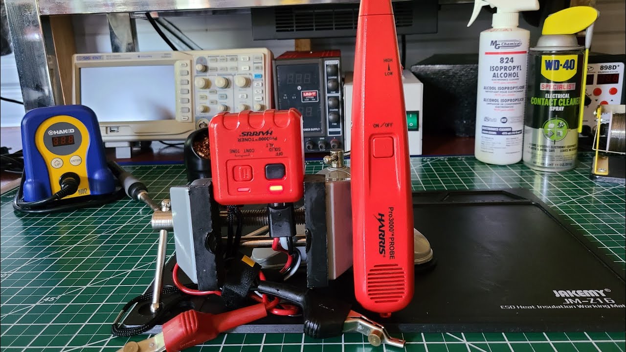 HARRIS Pro 3000 Toner and Probe w/Continous and Pulse Tones - YouTube