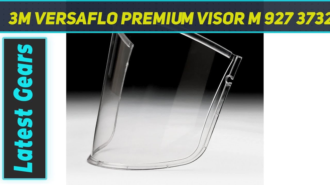3M Versaflo Premium Visor M 927/37324(AAD) AZ Review - YouTube