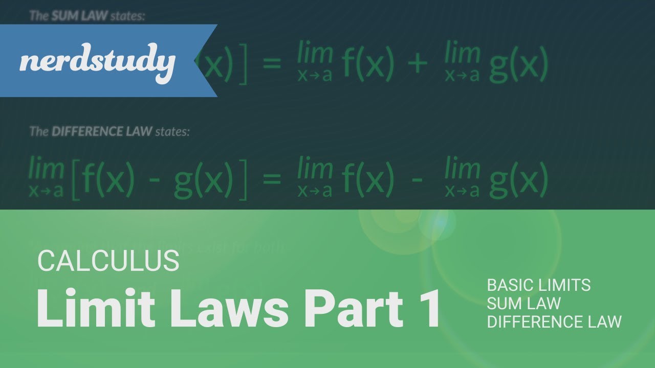 Limit Laws Pt 1 Basic Limits Sum Law Difference Law Nerdstudy limit-laws-pt-1-basic-limits-sum-law-difference-law-nerdstudy