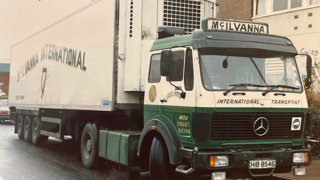 Irish lorries Irish trucks international transport reeling in the years ...