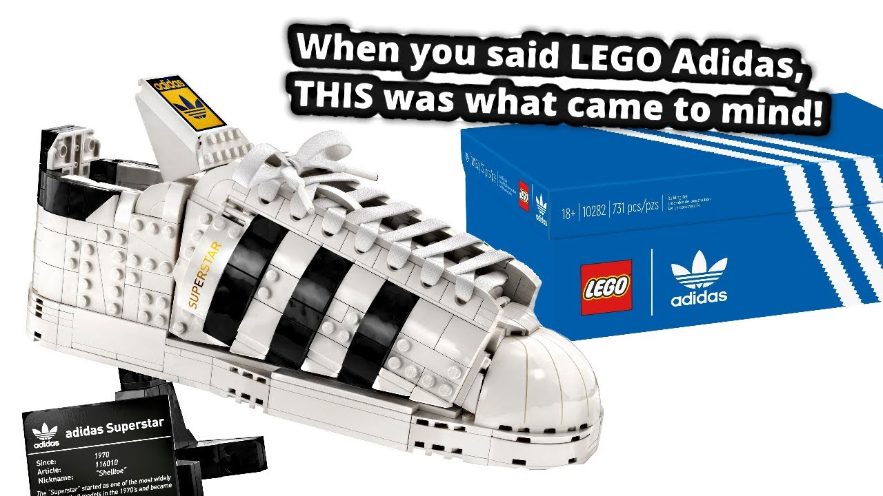 LEGO Adidas Originals Superstar! Buildable Summer 2021 LEGO Shoe! - YouTube