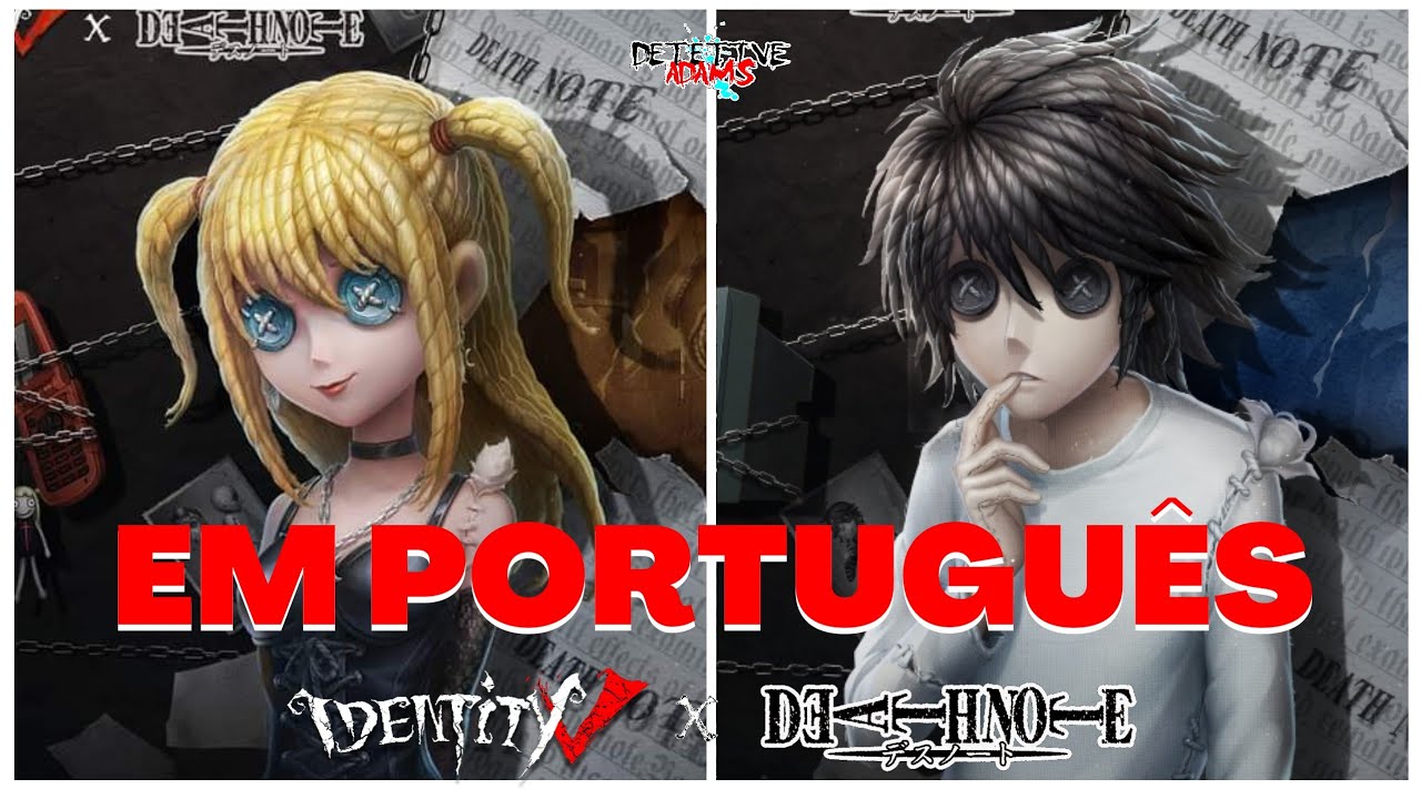 Death Note x Identity | Animações das skins Misa & Detetive L [PT ...