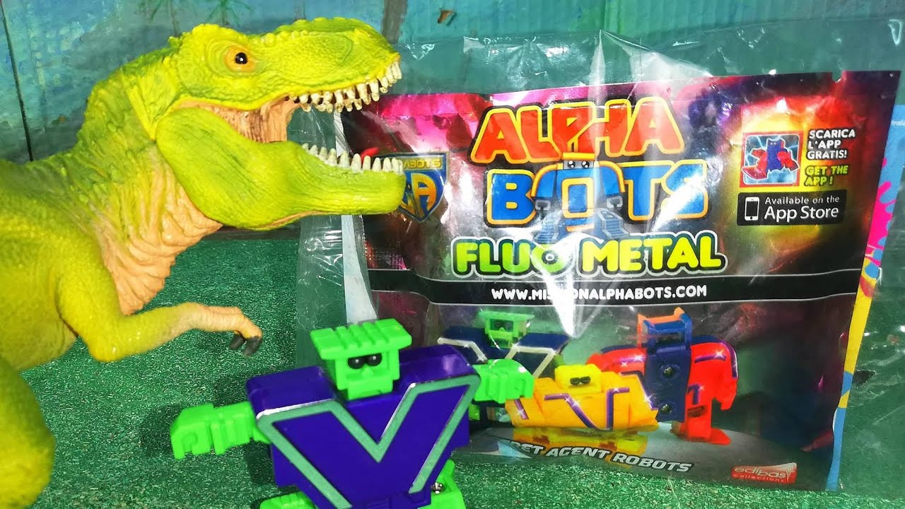 ALPHA BOTS 🤖 Arex e Vastatore imparano l'alfabeto con l'aiuto dei ...