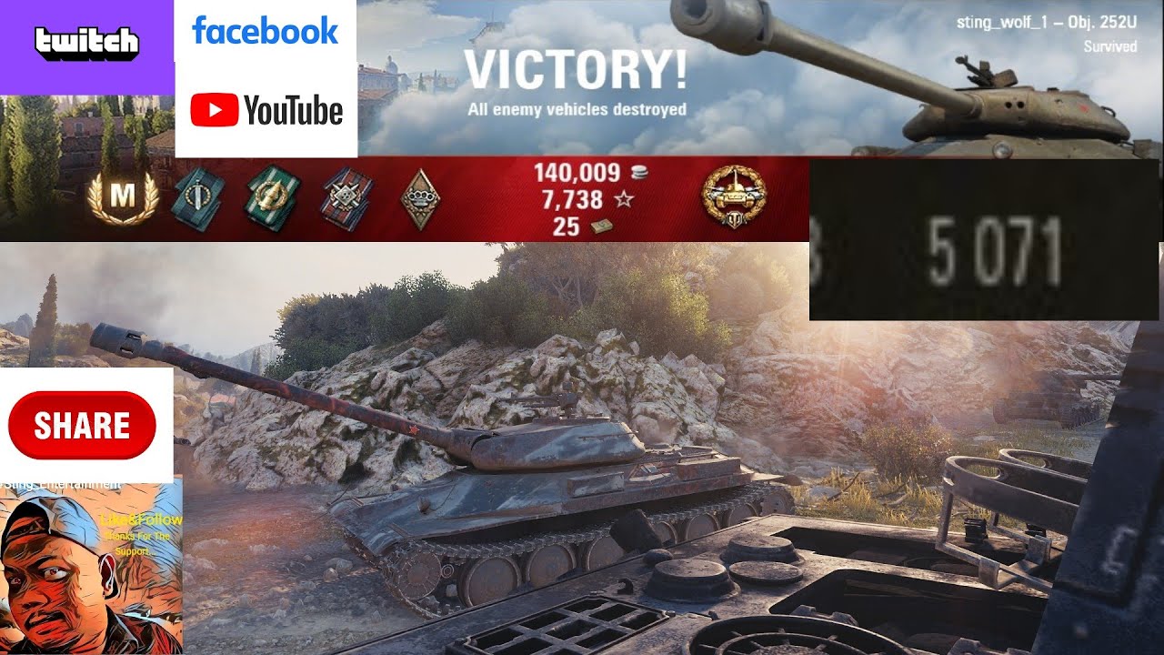 OBJ 252U The Tier 10 Tank.... - YouTube