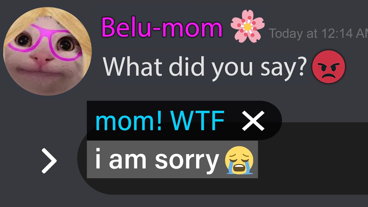 When You Accidentally Swear in front of Your Mom... - YouTube