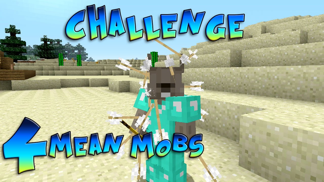 Minecraft Xbox - Challenge Mean Mobs - Rabbit Season! [4] - YouTube
