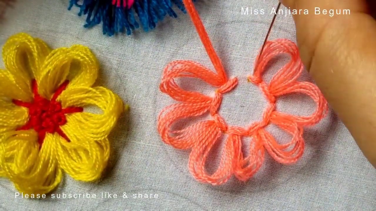 Hand Embroidery Turkey work,How to do Turkey Embroidery work,हाथ की ...