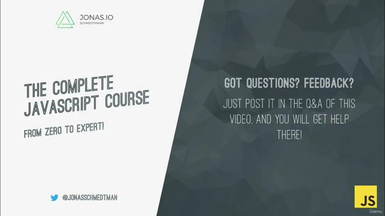 A Closer Look at Functions Part-1 | Section - 10 | JavaScript Course | Jonas Schmedtmann - YouTube