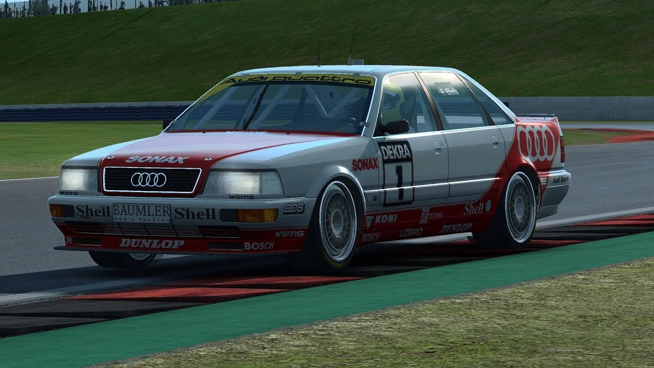 #REALLIFESIM Raceroom Audi 90 dtm 1992 onboard redbull ring - YouTube
