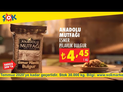 Ana yemeklerin yanına yakışan Anadolu Mutfağı Esmer Pilavlık Bulgur #ŞOKUcuz.