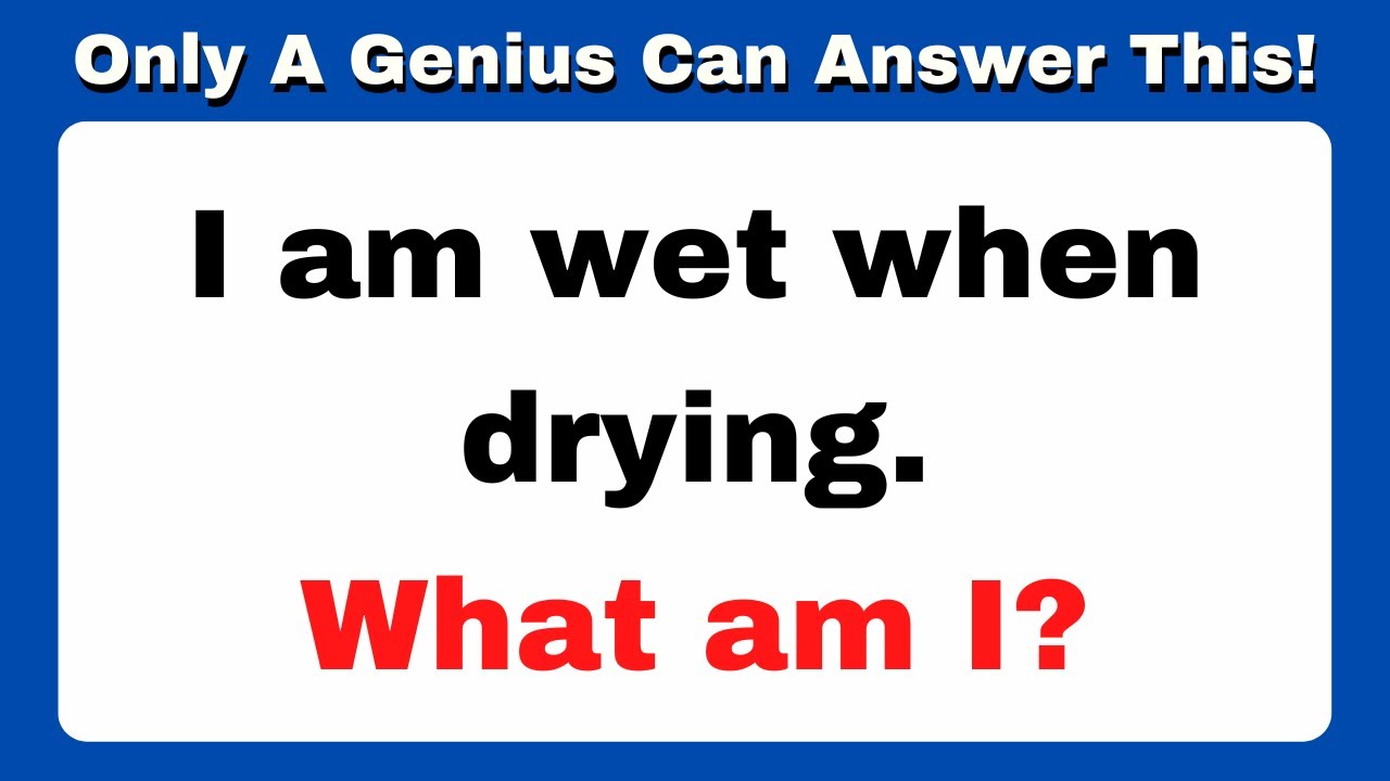 10 Mind-Blowing Questions Only A Genius Can Answer |Genius IQ Test Part ...