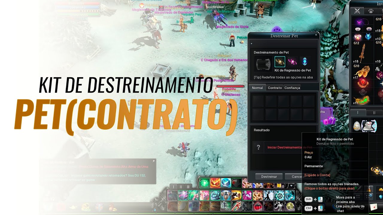 Cabal Online @ Kit de Regressão de Pet (Resetando o Contrato) - YouTube