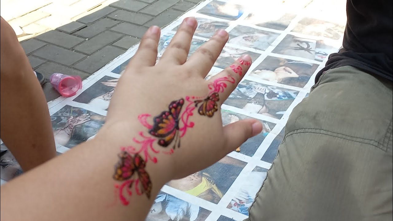 My First Henna Tattoo | Christa BEL Vlogs - YouTube