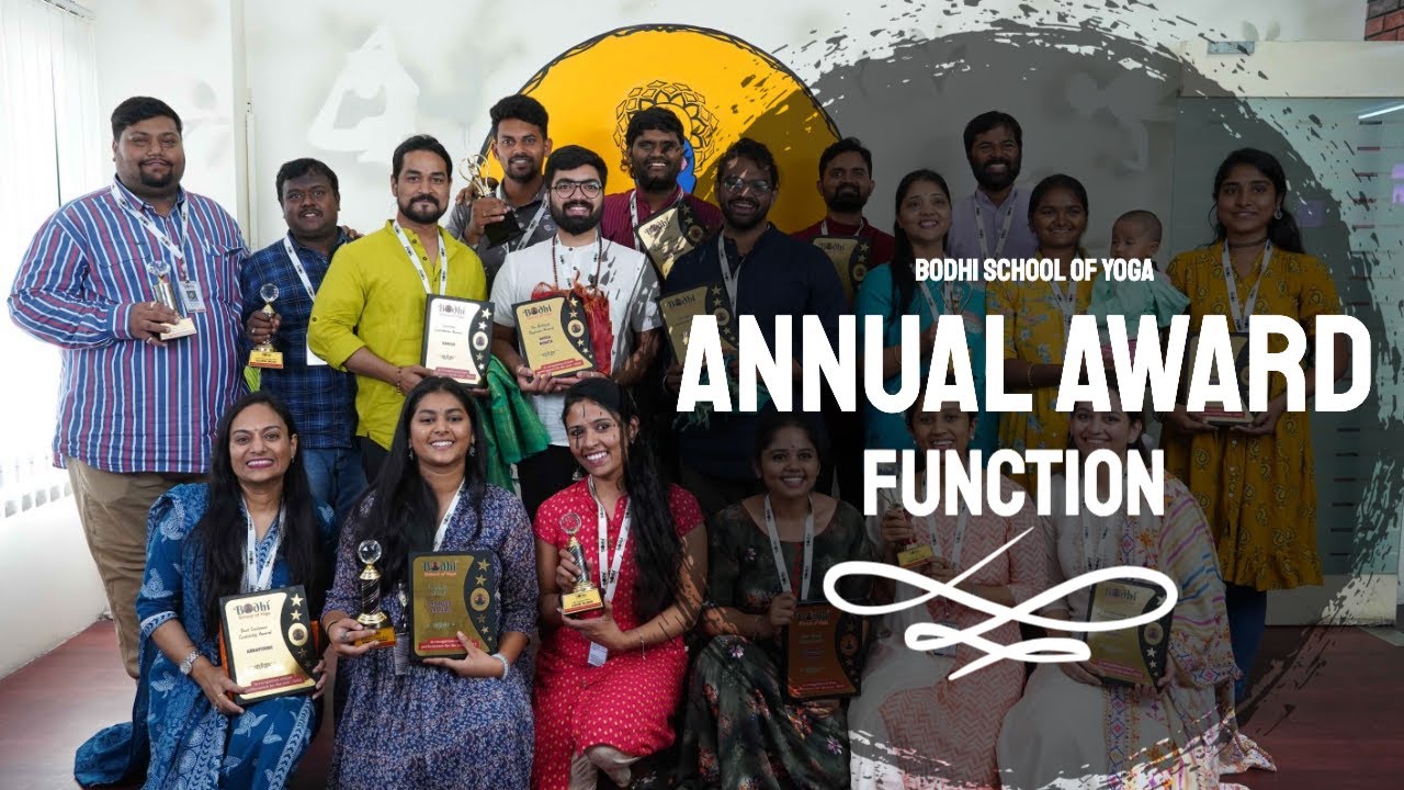 ANNUAL AWARD FUNCTION - BODHI SCHOOL OF YOGA - YouTube