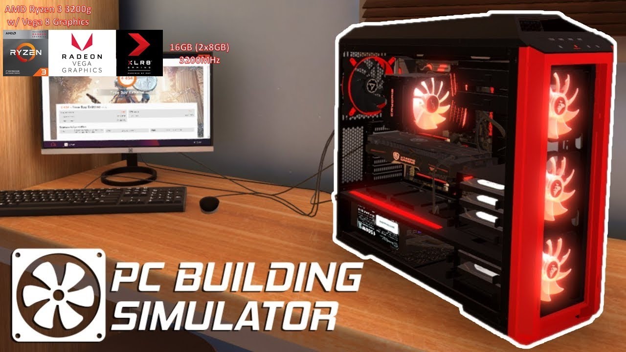 AMD Ryzen 3 3200g - PC Building Simulator Benchmark - YouTube