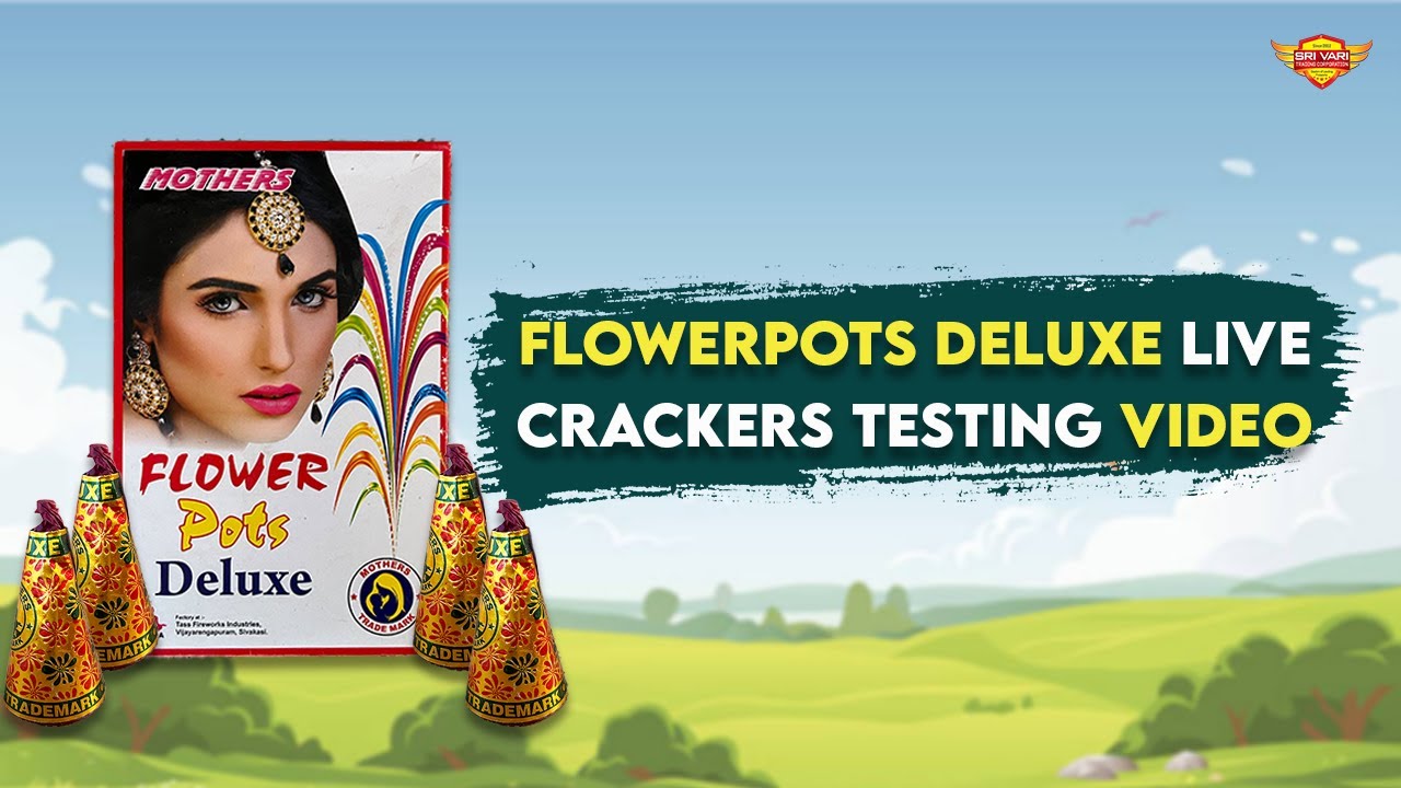 Flower Pots Deluxe Crackers Live Testing Video II Sri Vari Trading ...