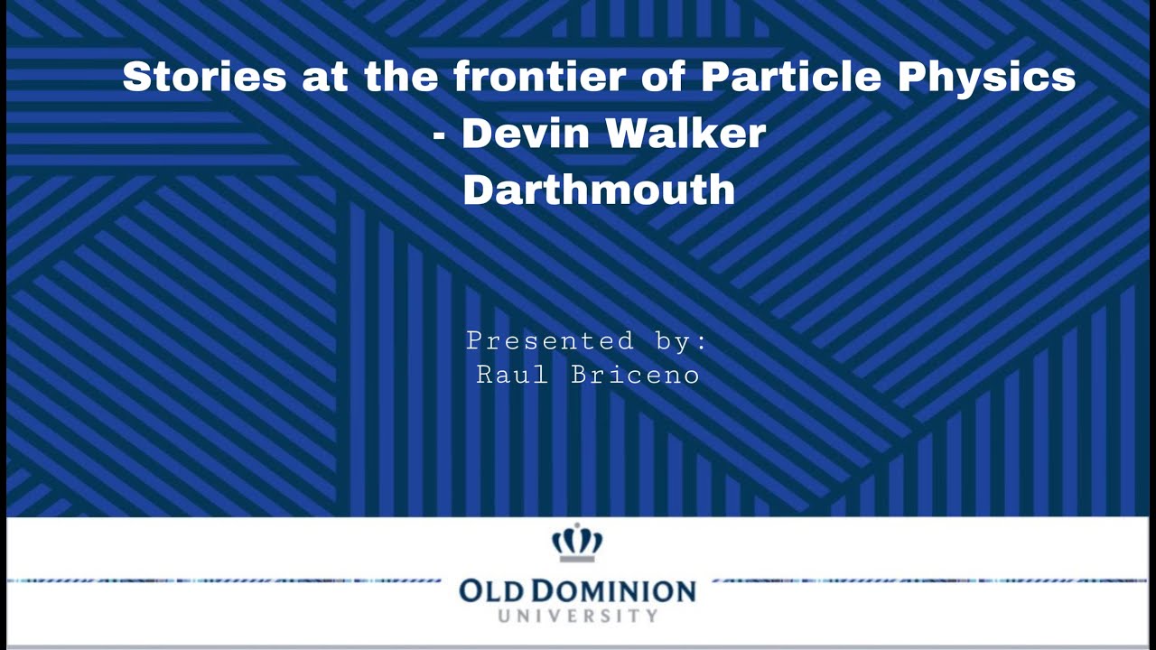 REYES 2021 - DAY7 - Stories at the frontier of Particle Physics - YouTube