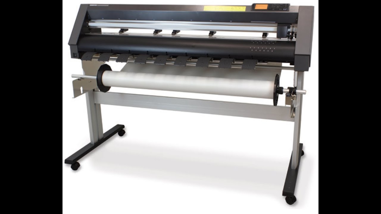 SP 130 GERBER Cutter Plotter - YouTube