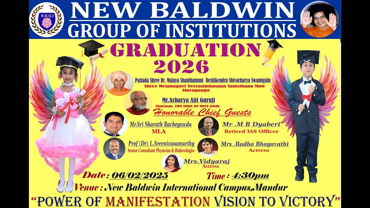 New Baldwin Group of Institutions Graduation 2026 on 06-02-2026 at 04 ...