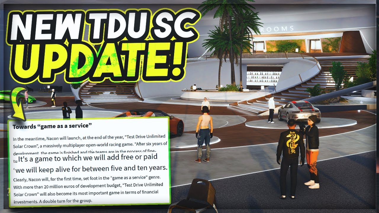 NEW TDU SC INFO! 5+ YEARS OF POST-LAUNCH CONTENT, RELEASE DATE & MORE! - YouTube