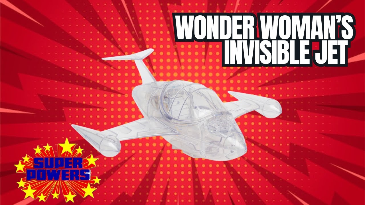 Super Powers Wonder Woman’s Invisible Jet! #superpowers #mcfarlanetoys ...