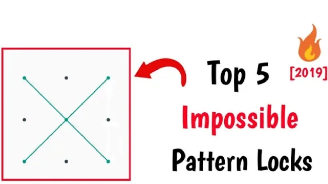 x pattern lock impossible 5+ pattern lock. - YouTube