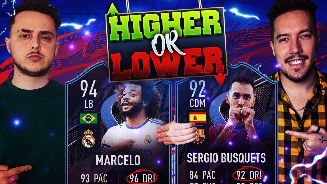 HIGHER or LOWER - FIFA 22 w/ Rekál - YouTube