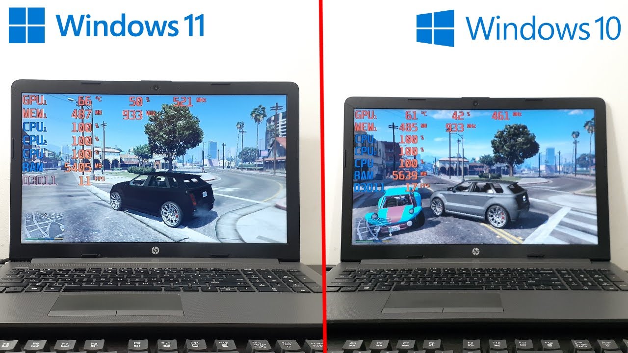 Windows 11 vs Windows 10 Gaming Performance (AMD A6, Radeon R4 Graphics ...