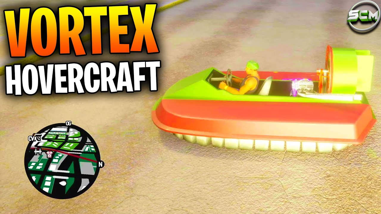 GLITCH VORTEX HOVERCRAFT GTA SAN ANDREAS DEFINITIVE EDITION, CHEAT CODE ...